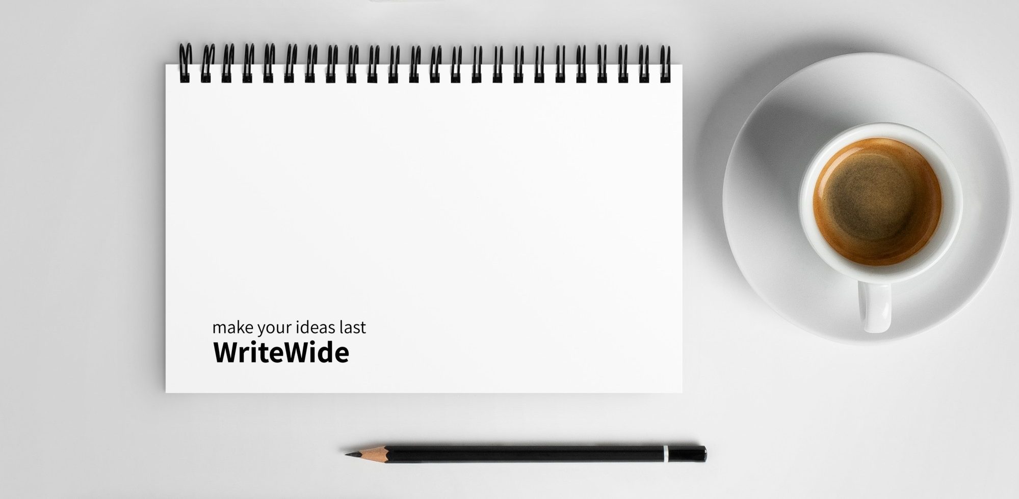 WriteWide - Landscape Notebooks - rotate your perspective