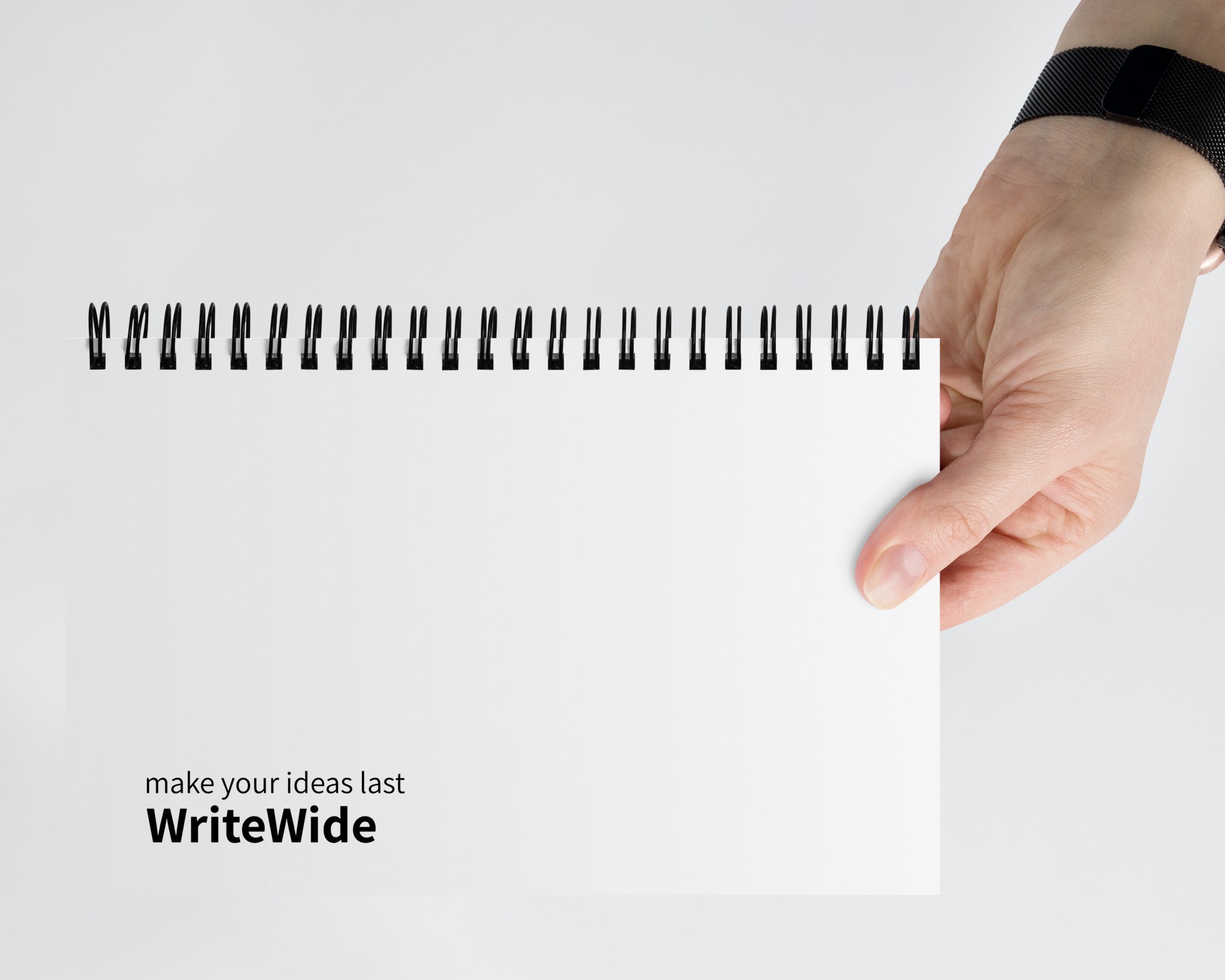 White Landscape Notebook - WriteWide